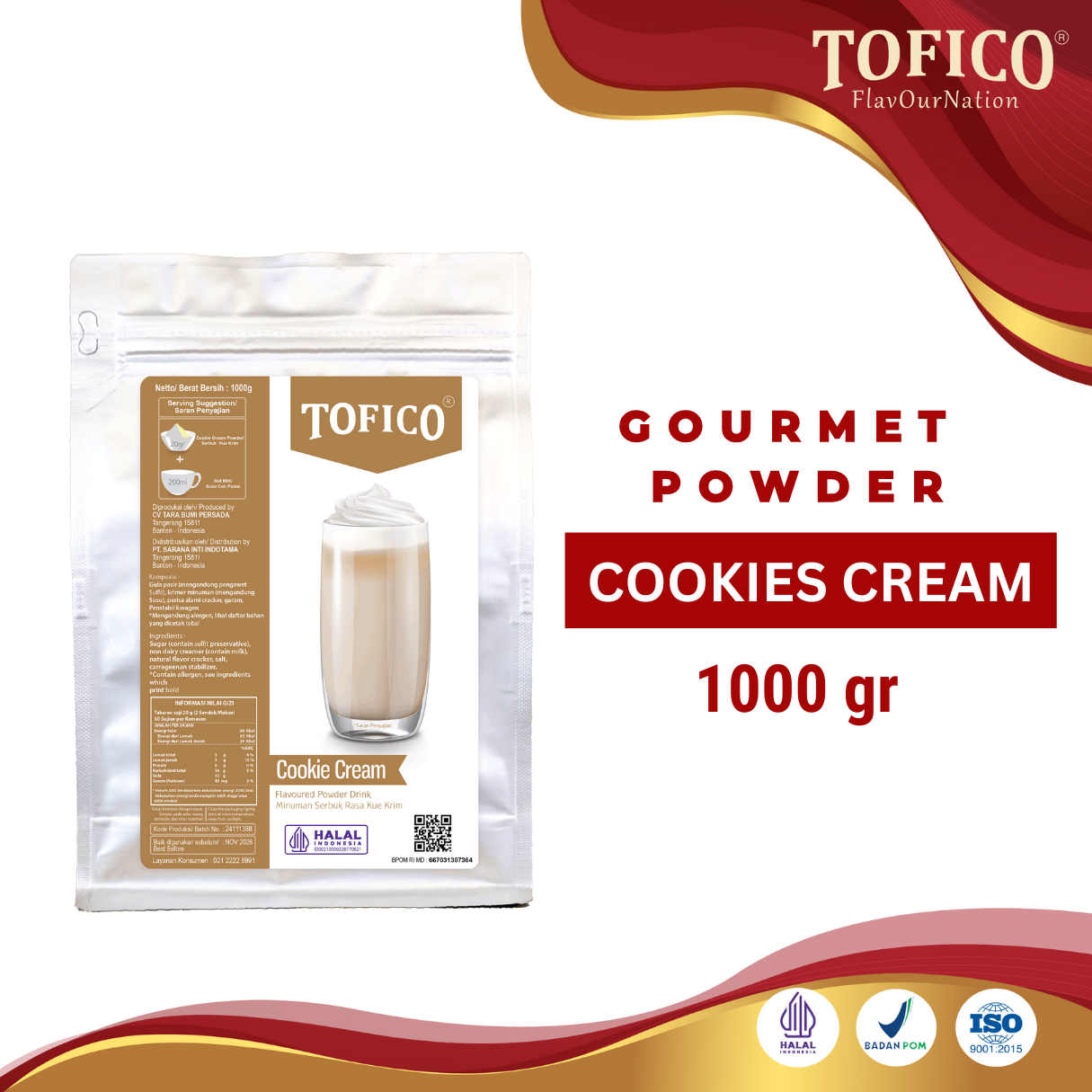 Tofico Cookies Cream Powder – Tofico