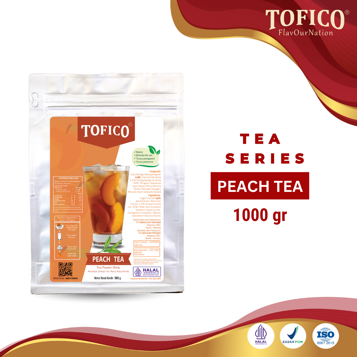Tofico Peach Tea Powder – Tofico